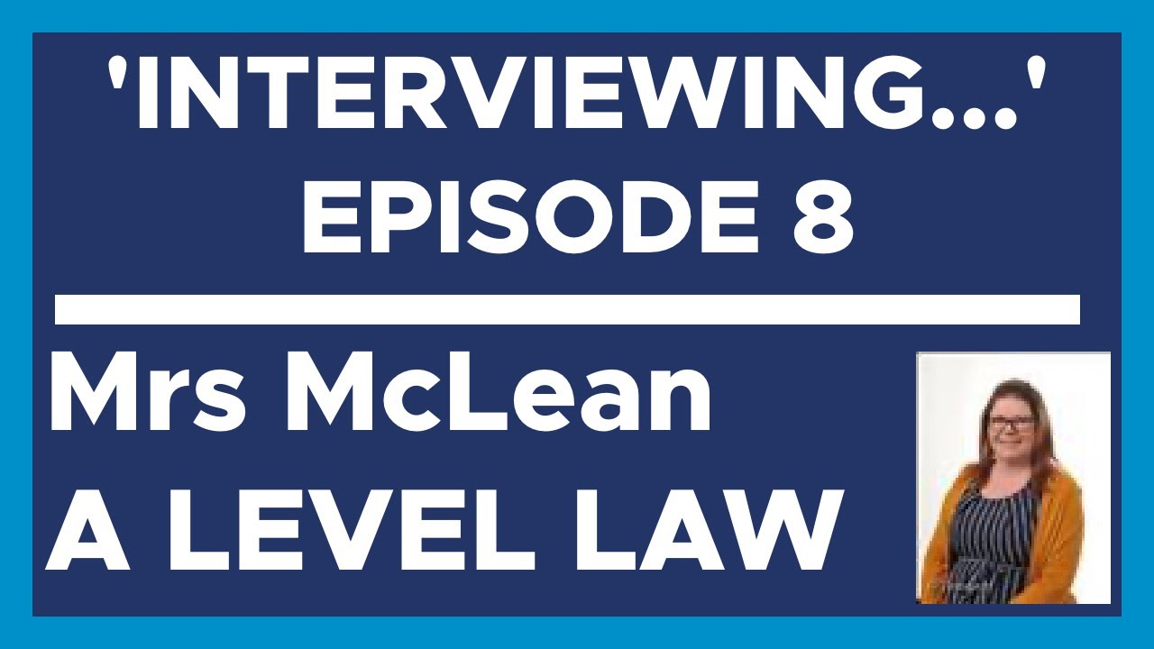 Interviewing... Episode #8 Mrs McLean - YouTube