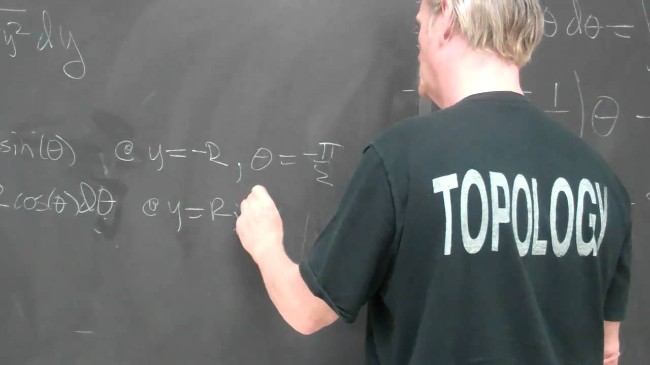 Using integrals to compute the area of a circle - YouTube