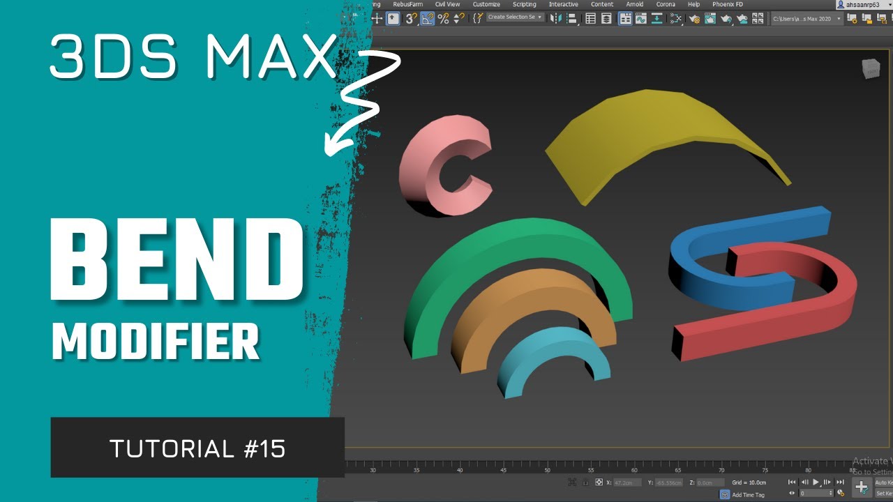 #15| BEND Modifier | 3ds Max Basic Course | Hindi/Urdu - YouTube