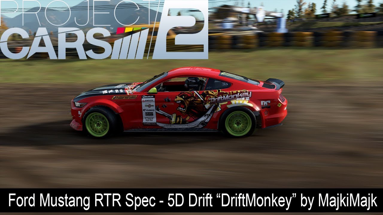 Project CARS 2 - Ford Mustang RTR Spec - 5D Drift "DriftMonkey" - YouTube