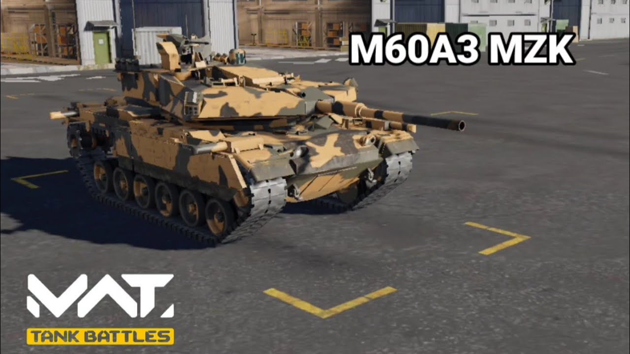 Review Tank MBT M60A3 MZK - MWT Tank Battles - Gameplay - YouTube