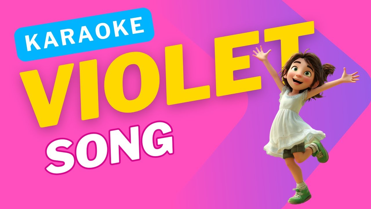 Violet Song – Kids Karaoke with Lyrics | Personalised Name Song - YouTube