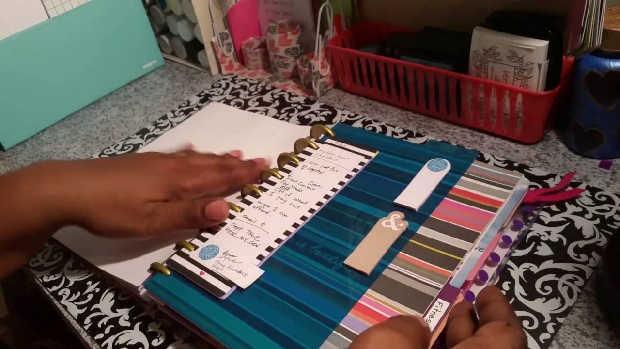 Happy Planner Tips A Not So Bulky Planner YouTube Happy Planner Tips A Not So Bulky Planner YouTube