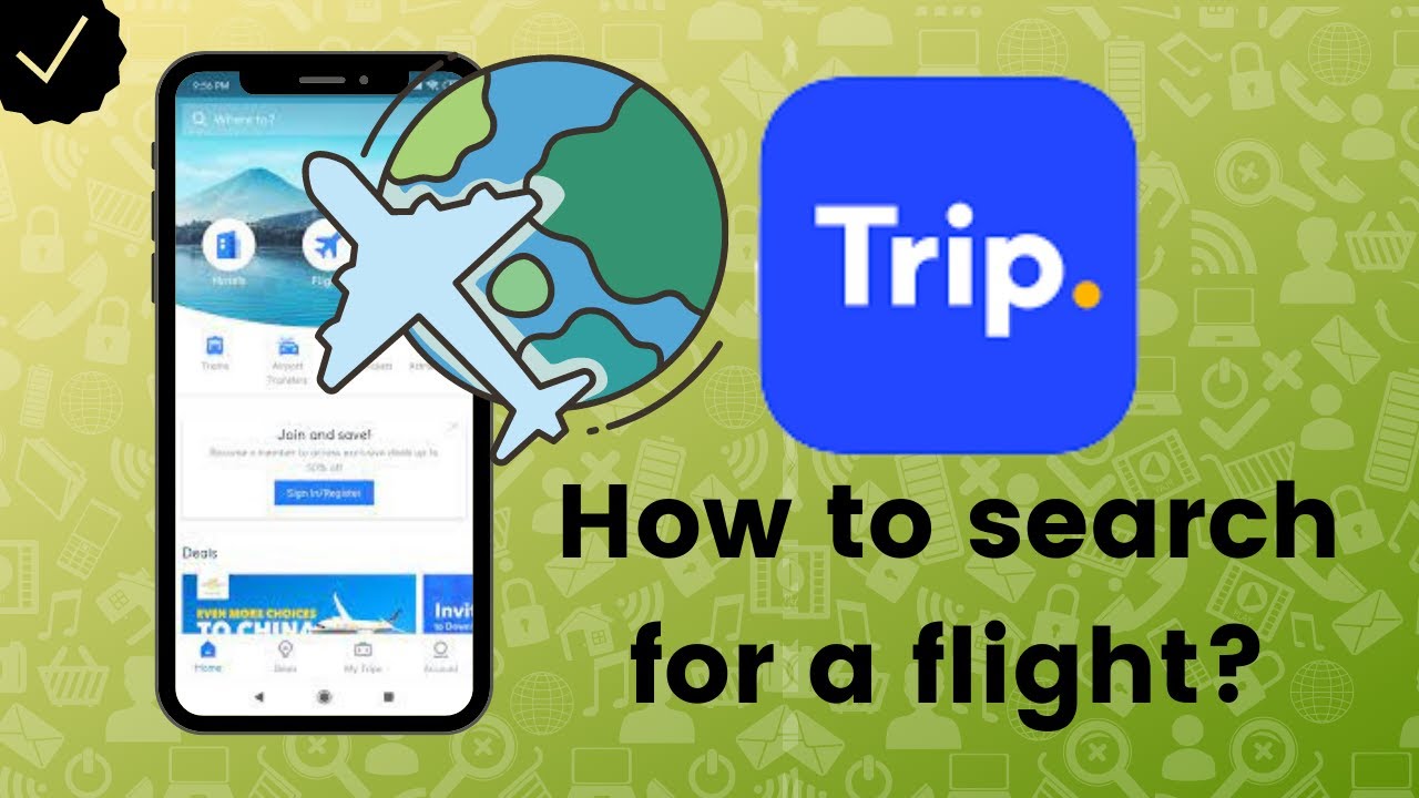 How to search for a flight in Trip.com? - YouTube