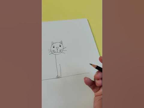 Pre Primary Drawing Lesson 12 (a cat) - YouTube