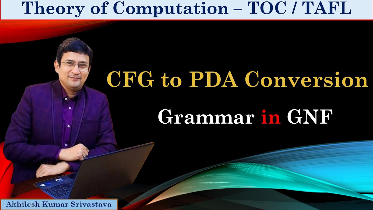 Context Free Grammar (CFG) to Push Down Automata (PDA) - Part 2 - YouTube