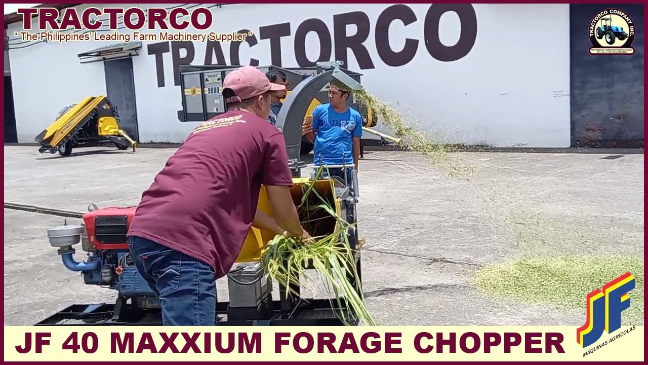 TRACTORCO - JF 40 MAXXIUM FORAGE CHOPPER - YouTube