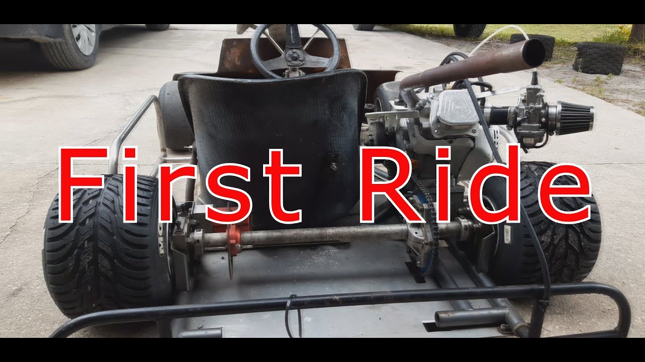 212 Predator Stage 4 Race Kart First Ride - YouTube