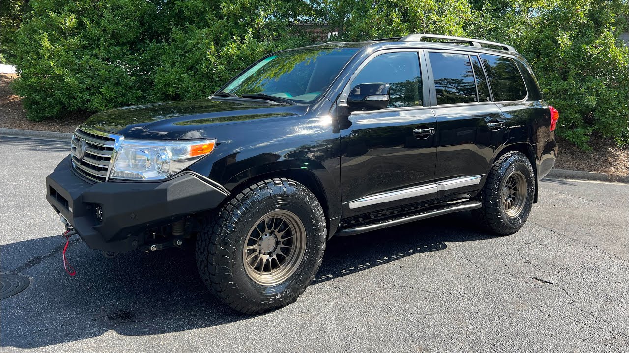 2013 Toyota Land Cruiser - 203k, Take 2. SSW Dakar, TKO Fabrication Sliders - YouTube