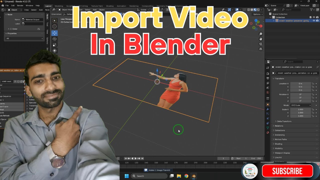 How to Import Video into Blender || By Bright Code Productions || In ...