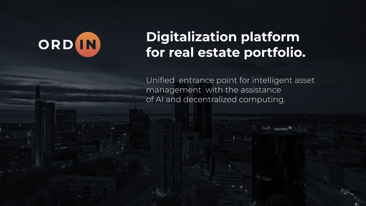 ORDIN is a real estate operating system assisted with AI. - YouTube