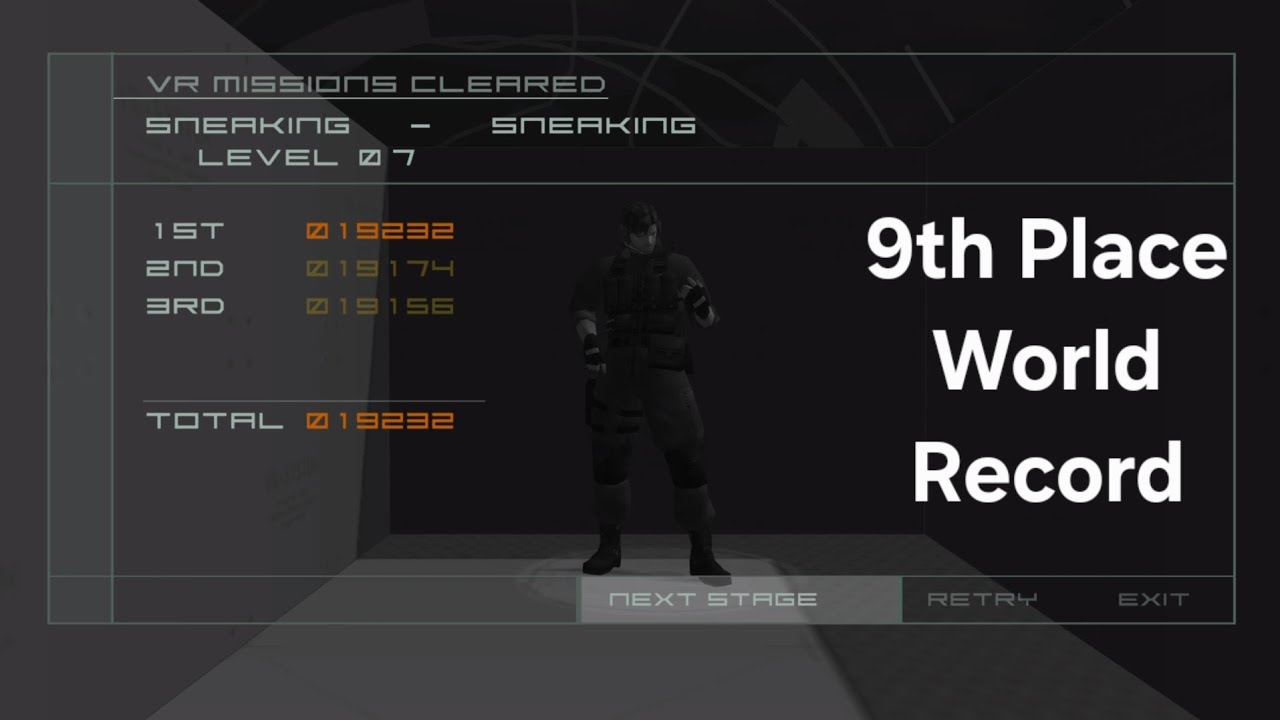 MGS2 VR Missions Pliskin Sneaking Level 7 NEW 019232 - YouTube