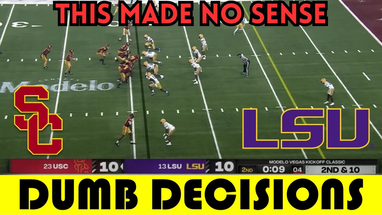 Dumb Decisions: The DUMBEST Play of Week 1 | USC vs. LSU (2024) - YouTube