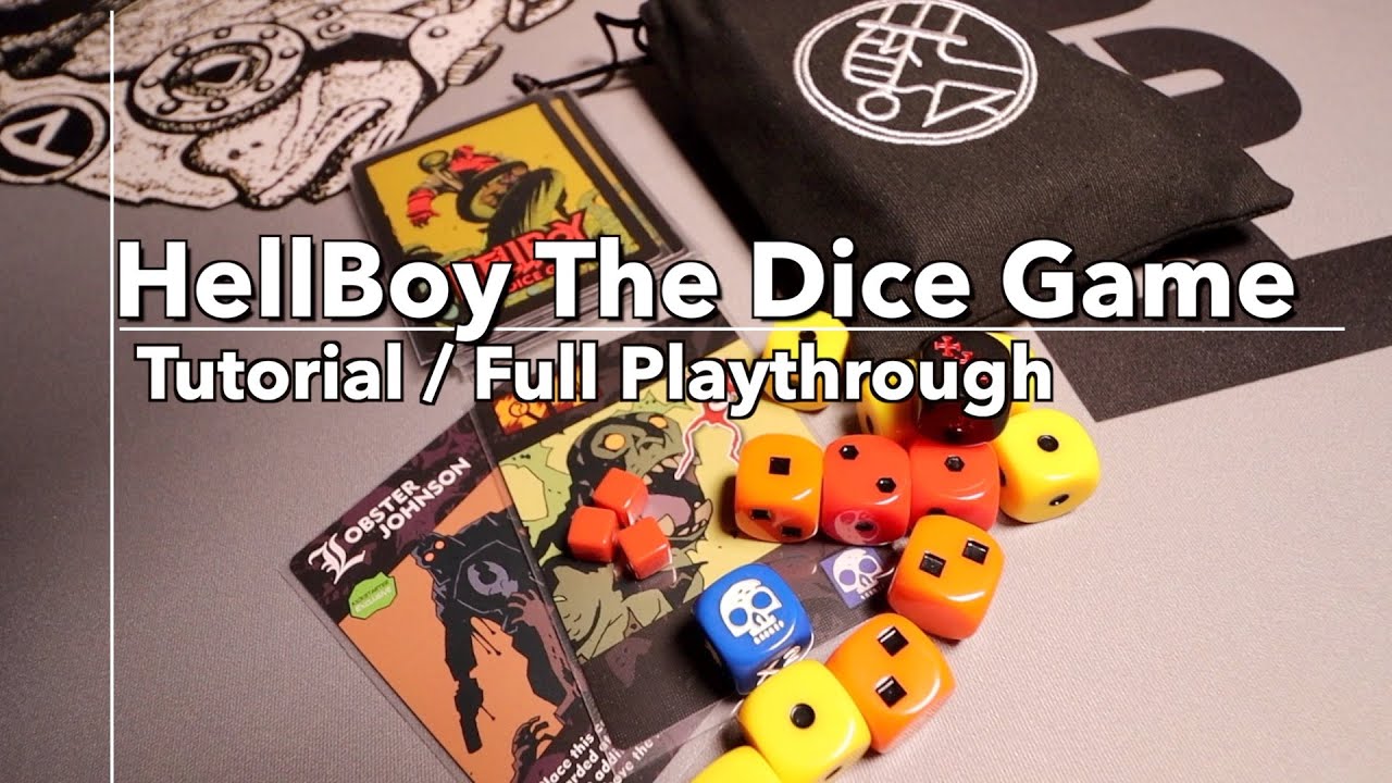 Hellboy The Dice Game - Tutorial / Play Through - YouTube