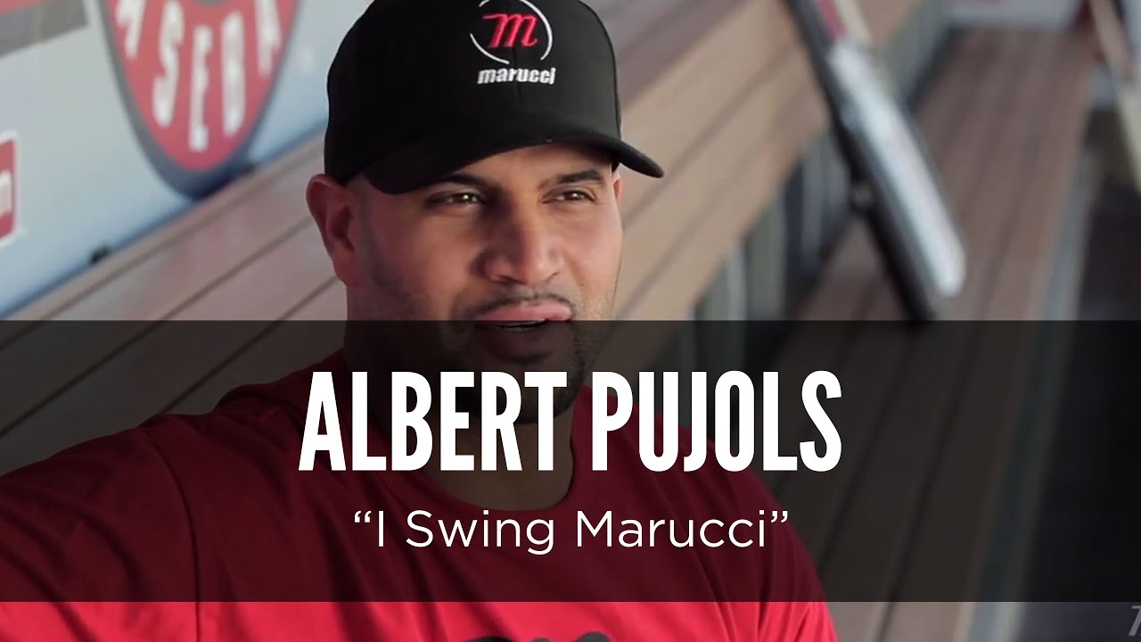 Albert Pujols: "I Swing Marucci" - YouTube
