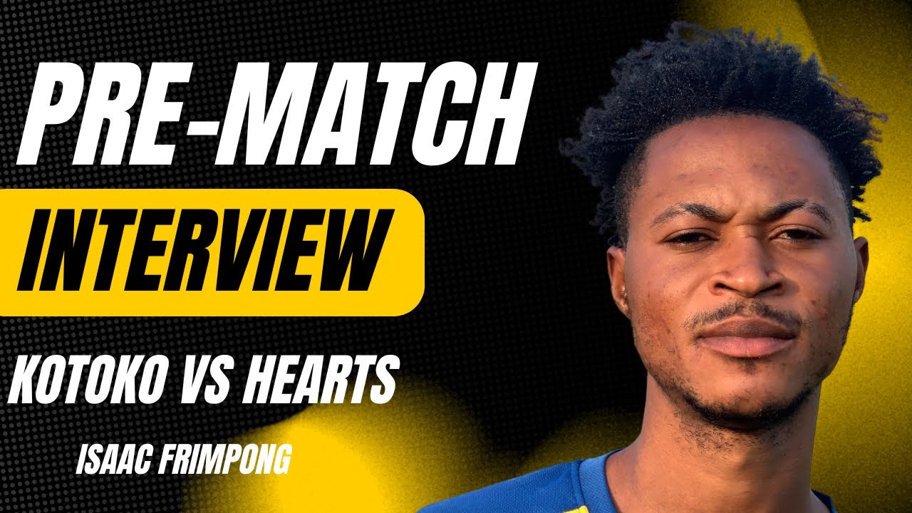 Pre-match interview with Isaac Frimpong - YouTube