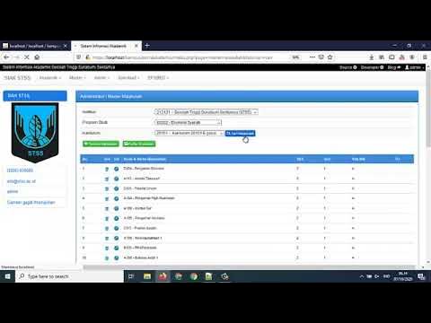 Source Code Aplikasi Siakad Kampus Berbasis Web PHP Mysql Source code - YouTube