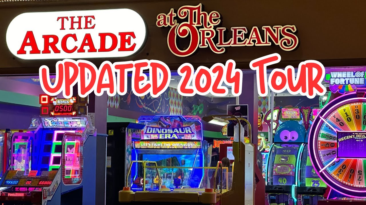 NEW 2024 Arcade Tour at The Orleans - Las Vegas #arcadetour #lasvegas # ...