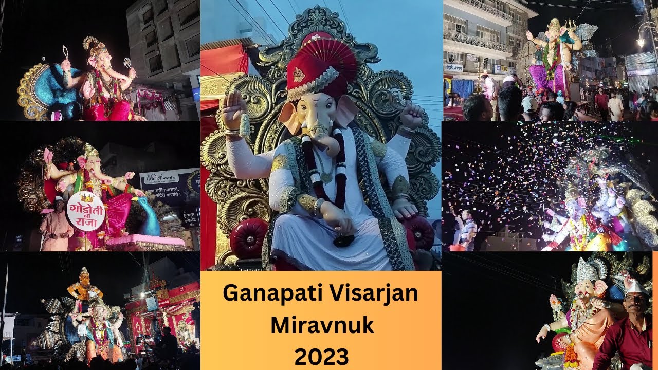 ganpati visarjan miravnuk 2023 | part 1 Sept 27 | #satara #viral #2023 ...