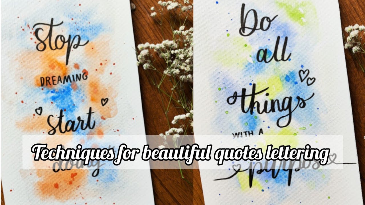 Mastering Creative Handwriting: Techniques for Beautiful Quote ...