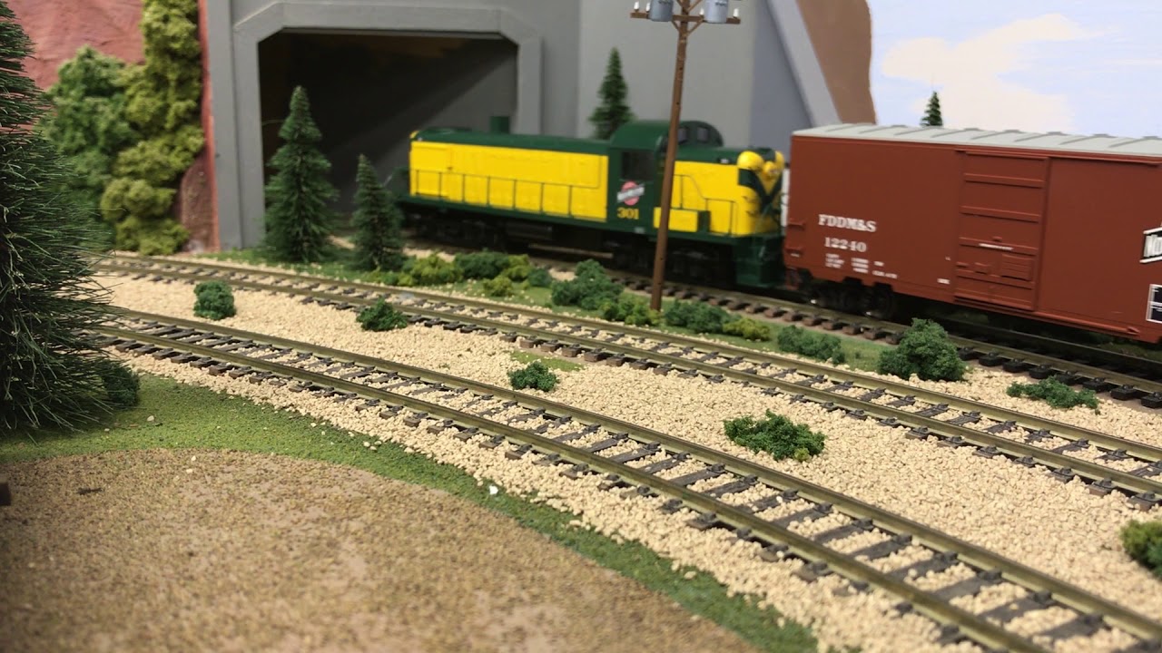 Chicago And Northwestern Alco RS3 #301 Pulling CNW Freight Cars - YouTube