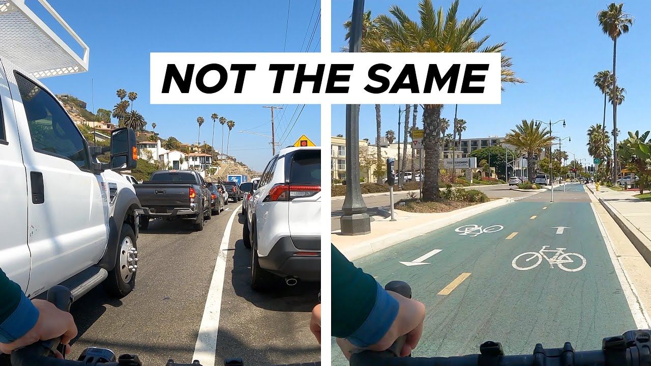 Types of Cycling Infrastructure - The Difference MATTERS - YouTube