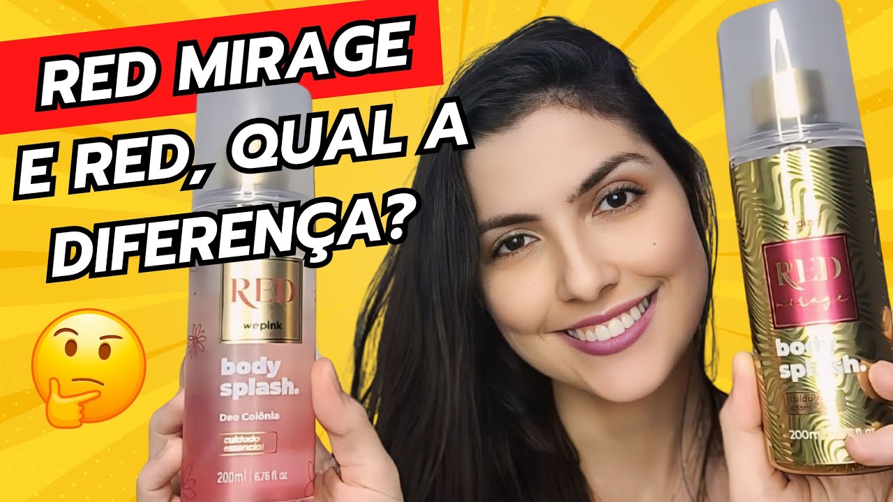 O lançamento Red Mirage da We Pink é igual ao Red tradicional? Vem ...