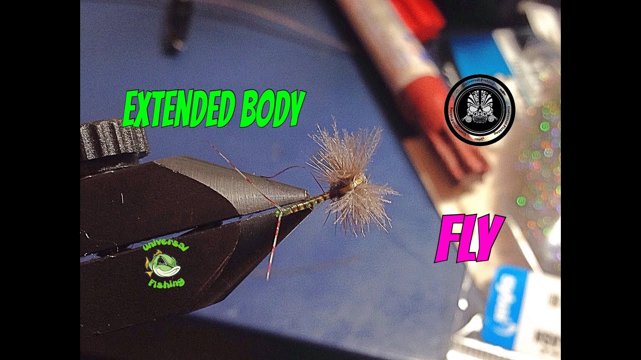 fly tying EXTENDED BODY FLY por Jorge G - YouTube