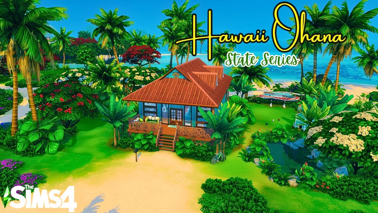 Hawaii Ohana | State Series | The Sims 4 | Speed Build - YouTube