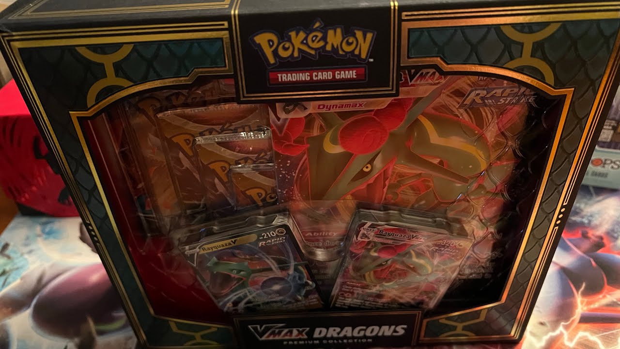Opening Vmax Dragons Premium Collection Box!!! - YouTube