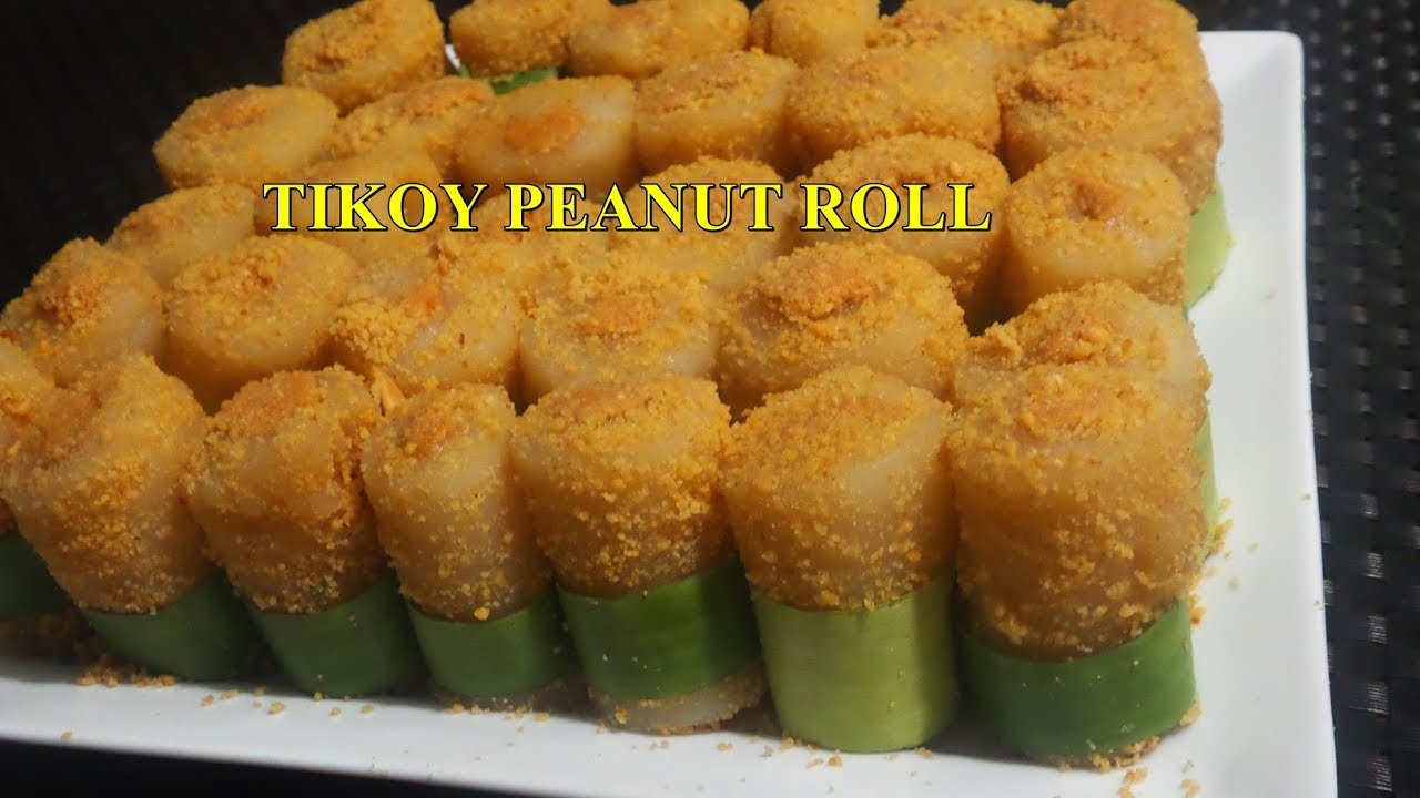 TIKOY PEANUT ROLL HOMEMADE - YouTube