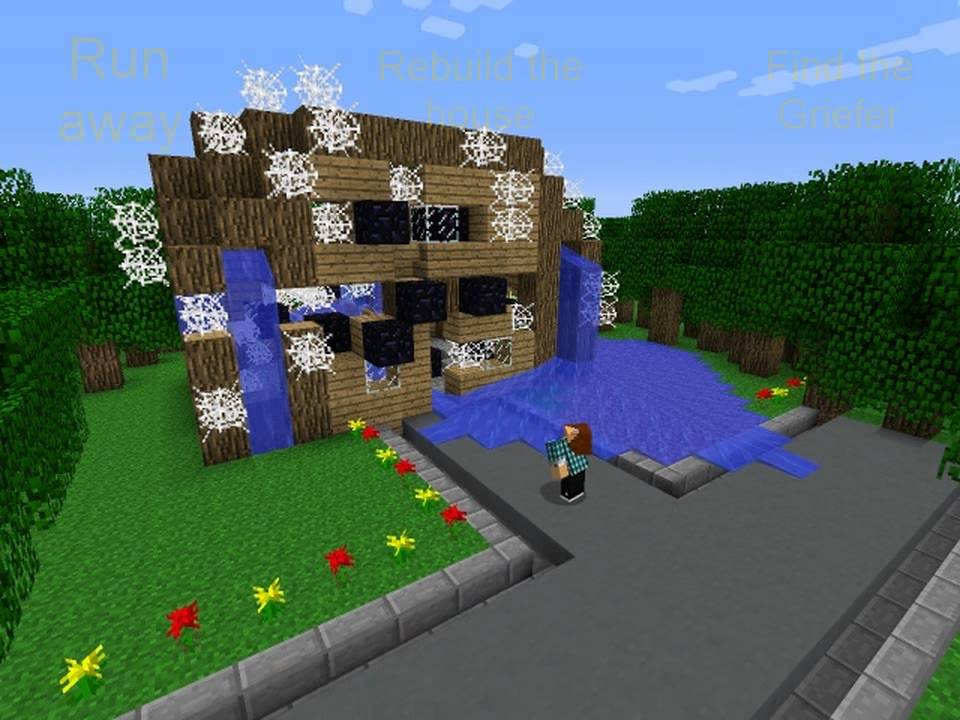 Minecraft - Machinima (Interactive) - The griefer - YouTube