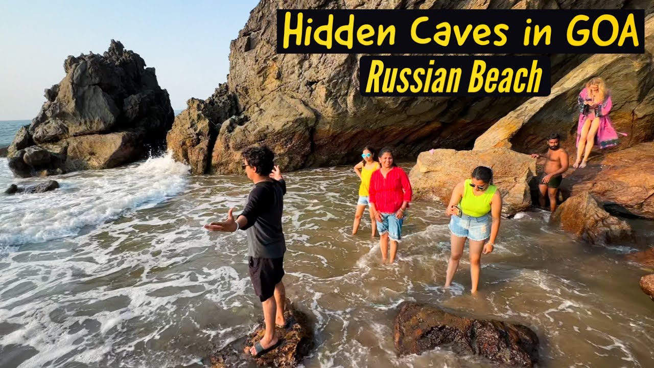 Secret Caves in GOA || Russian Beach in Goa 😱 - YouTube