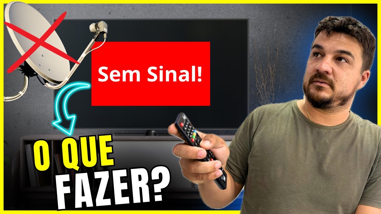 TV Sem Sinal Aprenda como RESOLVER Antena E Receptor - YouTube
