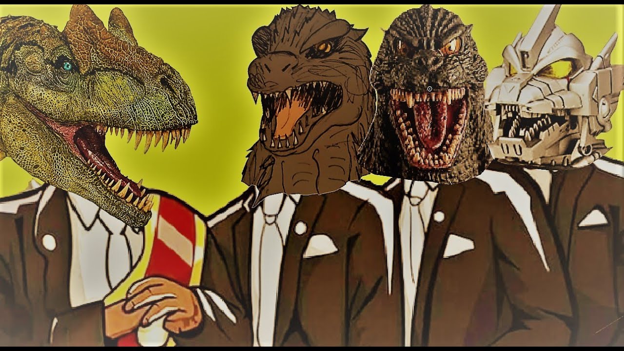 ANGUIRUS & GODZILLA & GIGAN & MECHAGODZILLA - Coffin Dance X Baby Shark ...