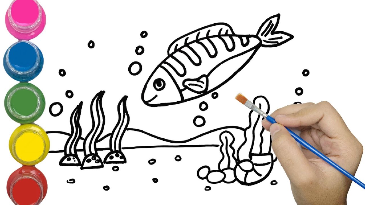 Ocean, Easy, Step by step, Drawing, Painting, with background story #19 ...