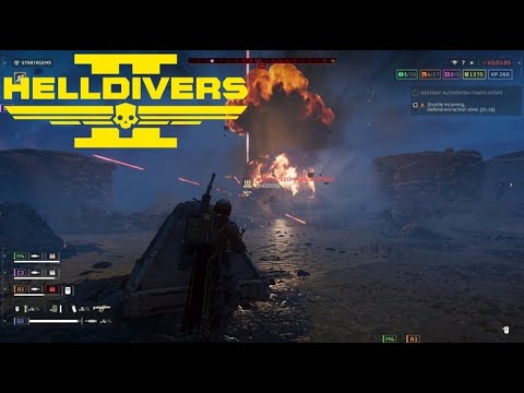 Helldivers 2 2025 Mission 16 Borderline Justice - Automaton Impossible Difficulty - YouTube