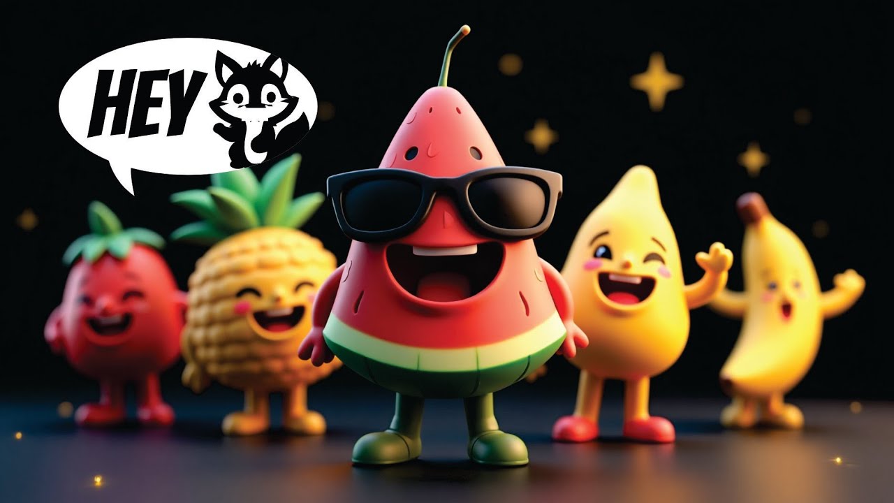 Amazing! Dancing Fruits & Veggies - Easy Moves! - YouTube