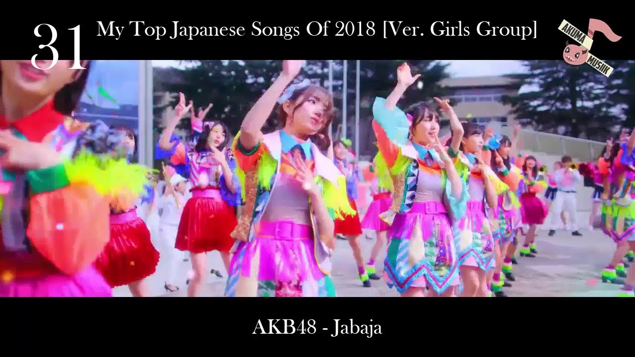 My Top Japanese Songs Of 2018 [Ver. Girls Group] - YouTube