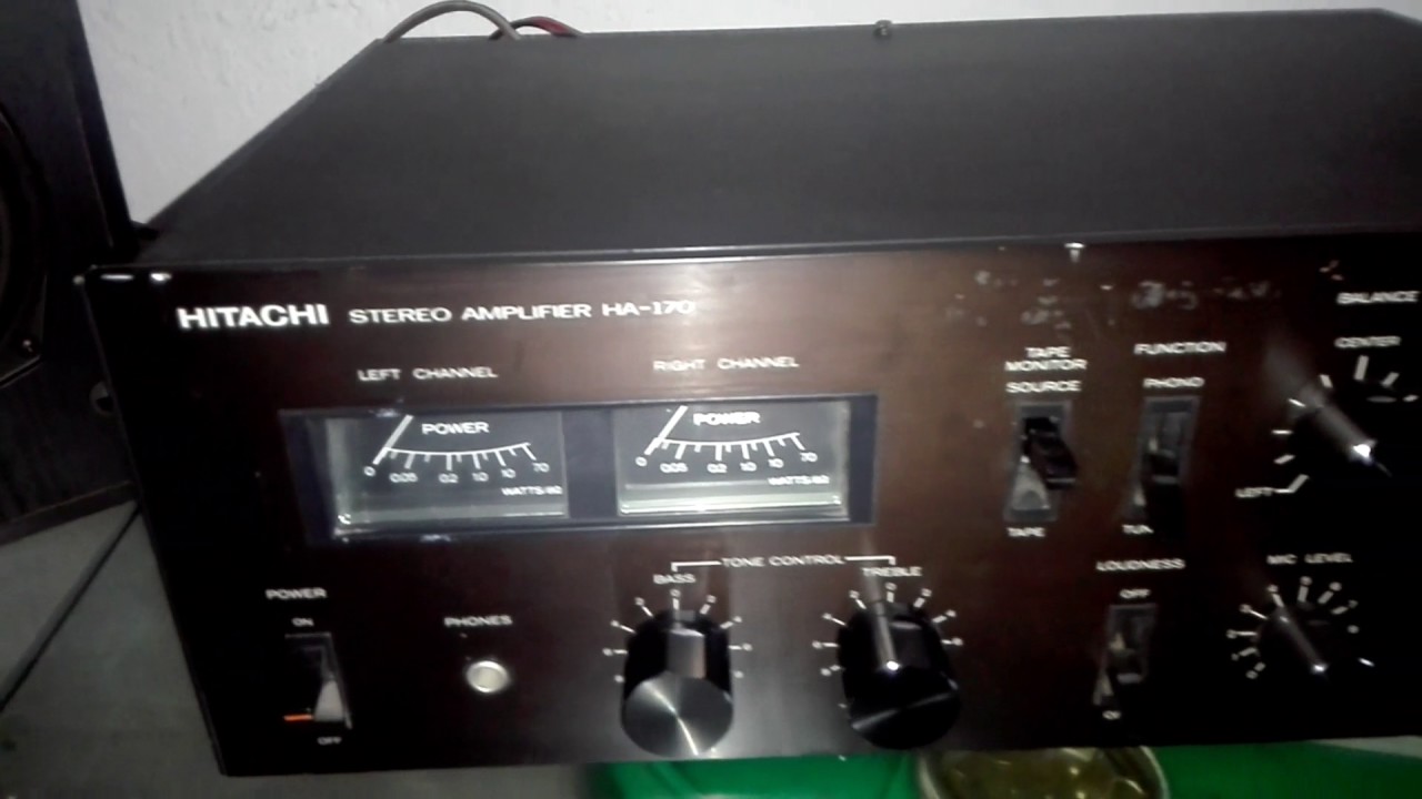 Speaker mini monitor jpw + ampli hitachi ha170 + cd player philips cd ...