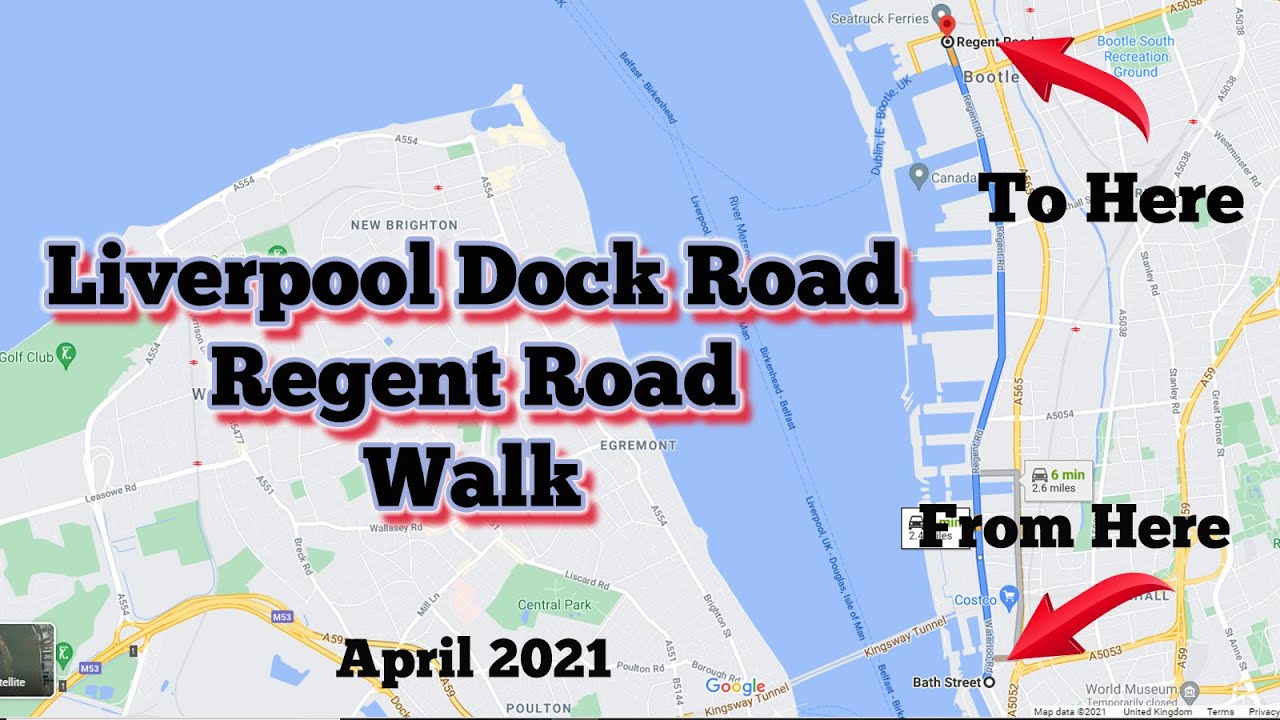 Liverpool Dock Road - Regent Road Walk - YouTube