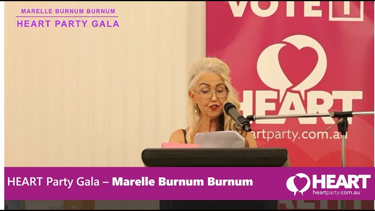 HEART Party Gala 2024 - speaker Marelle Burnum Burnum - YouTube