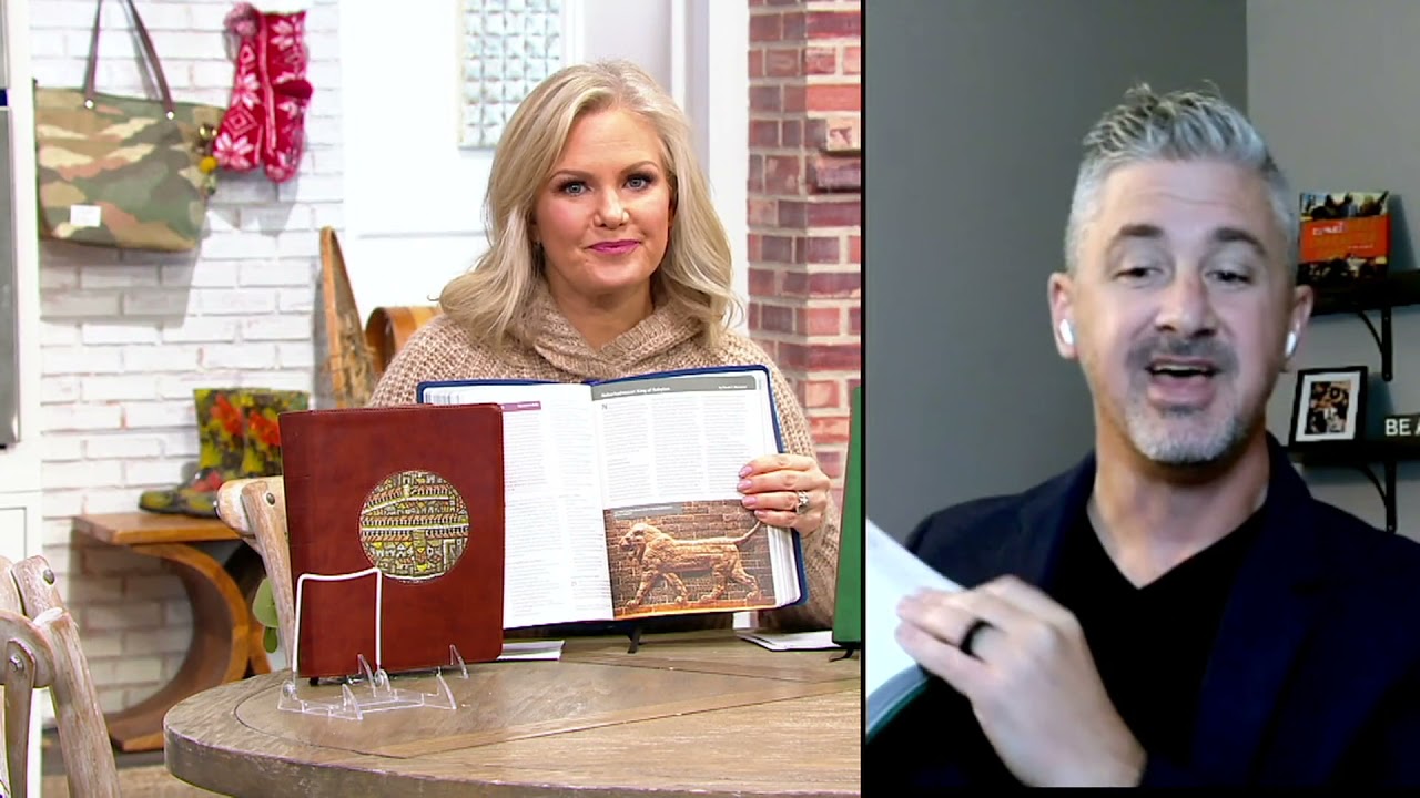 Lifeway Holy Land Illustrated Bible with Imagery & Maps on QVC - YouTube