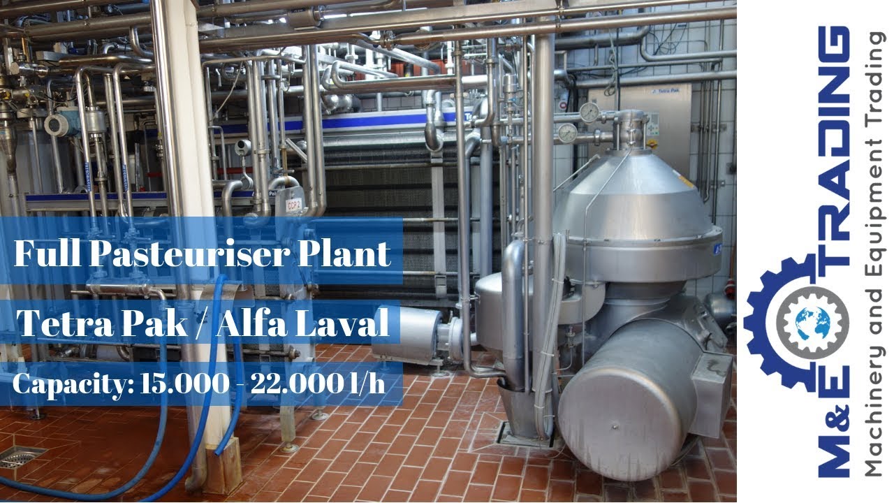 Full Pasteurizer Line with Separator Tetra Pak, Alfa Laval Equipment ...