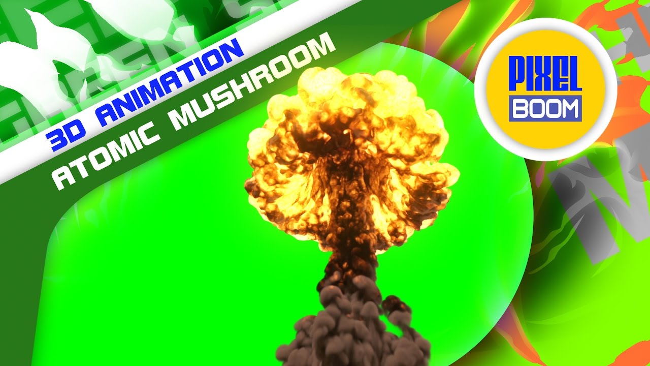 Animated Mushroom Explosion