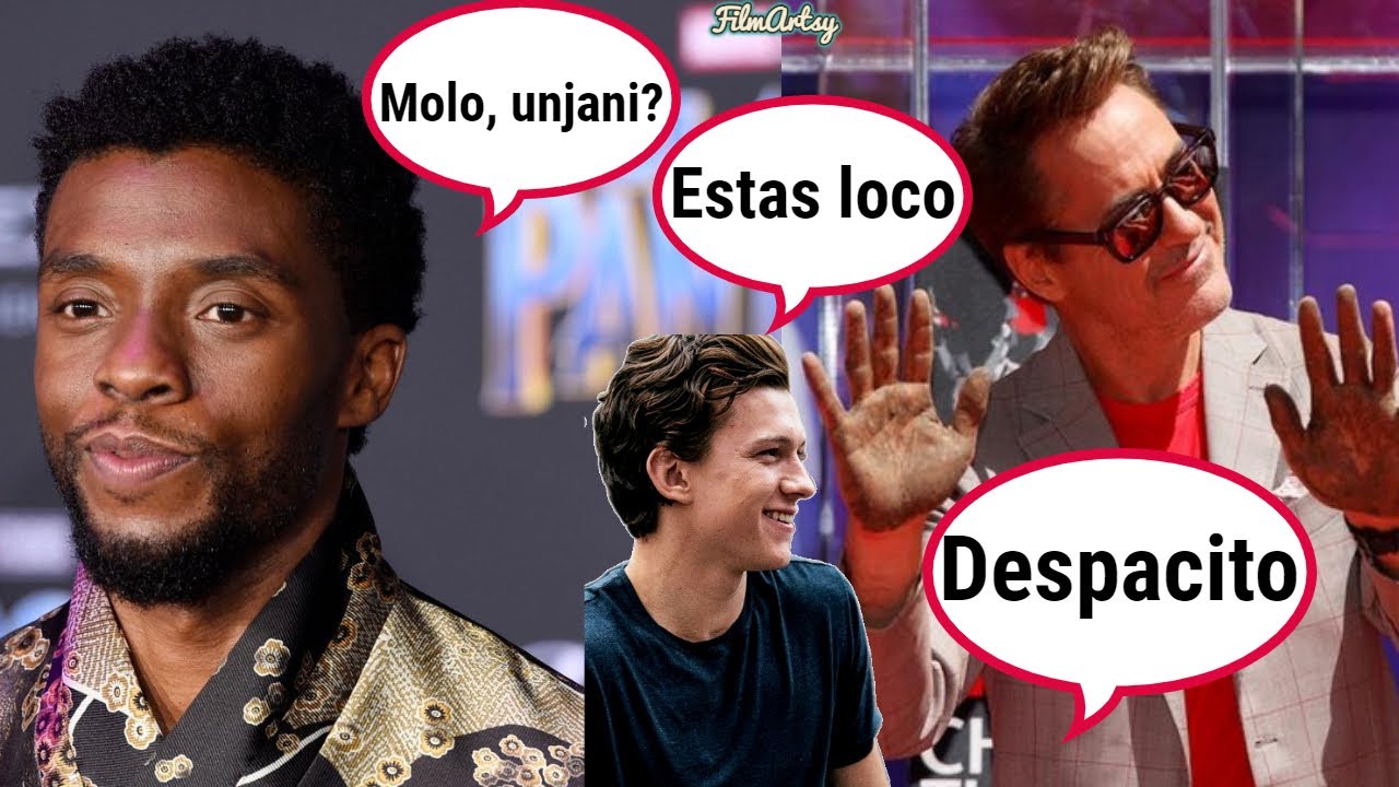 Avengers Cast Speaking Different Languages | Avengers Talking In ...