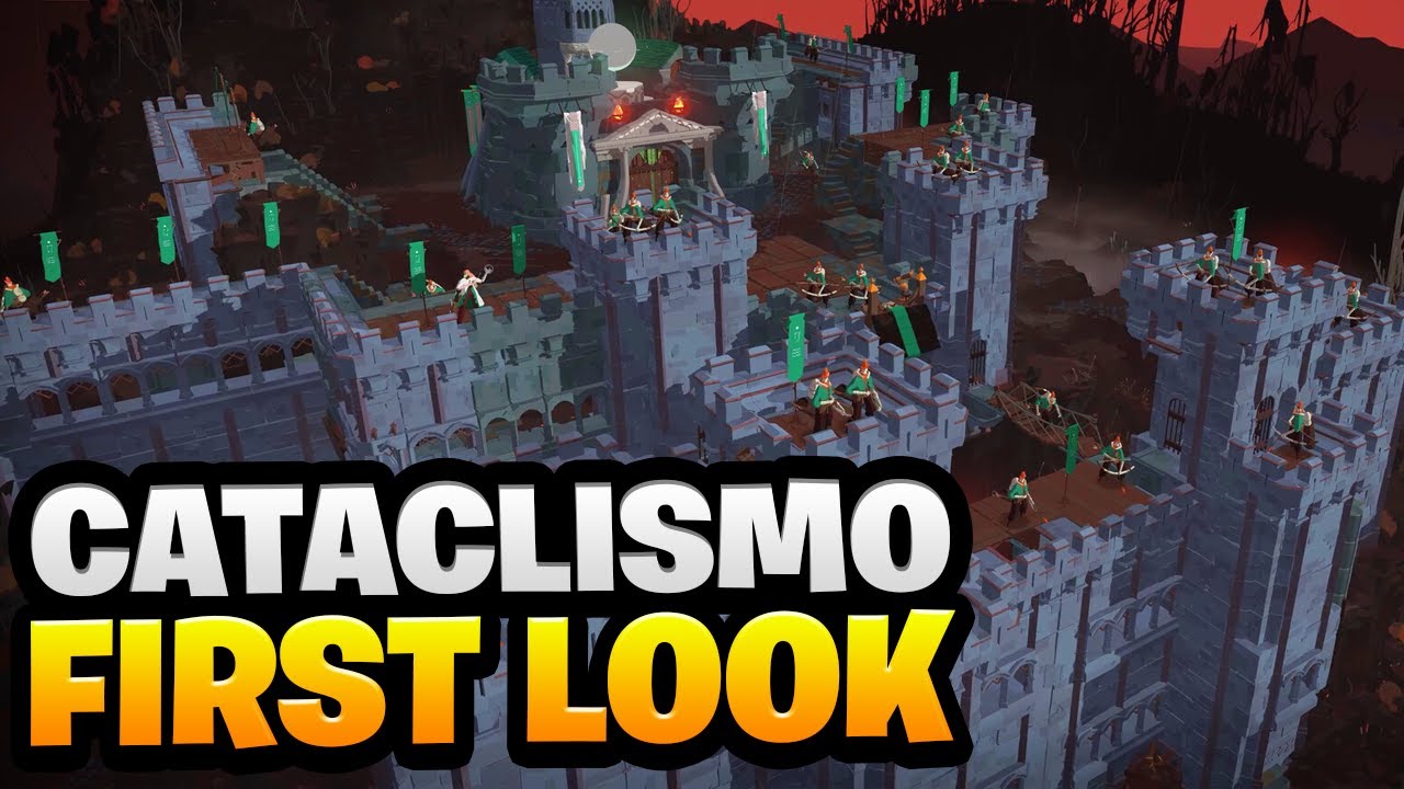 Cataclismo First Look - Beautiful Castle builder survival RTS - YouTube