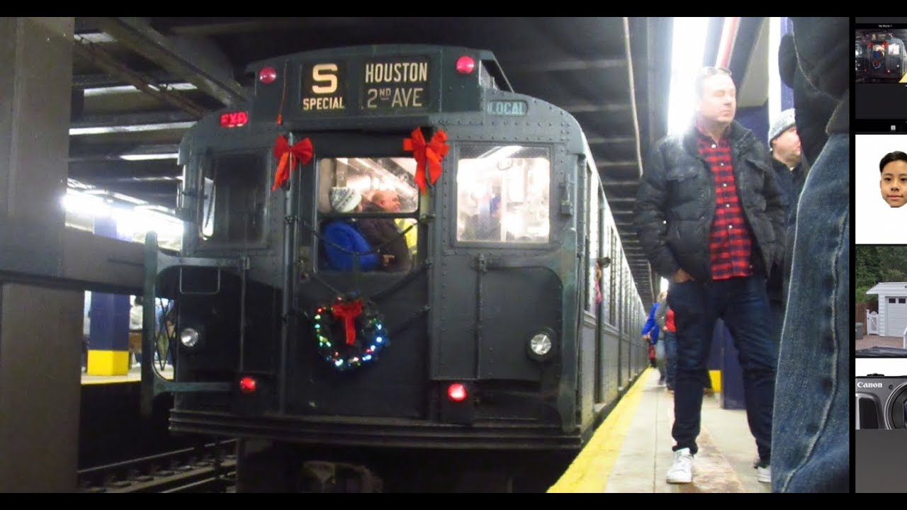 New York Transit Museum: Riding R1-R9 Holiday Nostalgia Train - YouTube