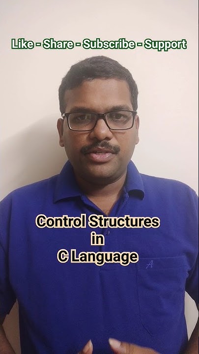 Control Structures in C Language #cprogramming #education - YouTube