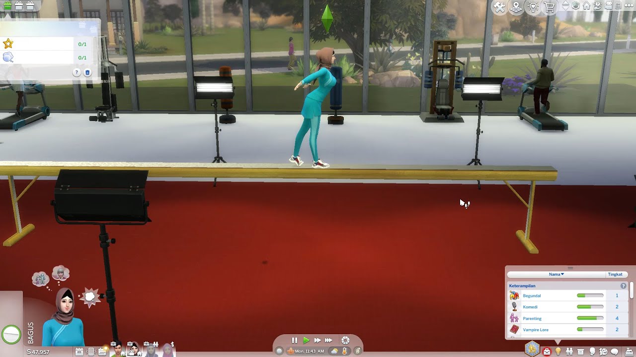 the sims 4 xgame balance bar - YouTube